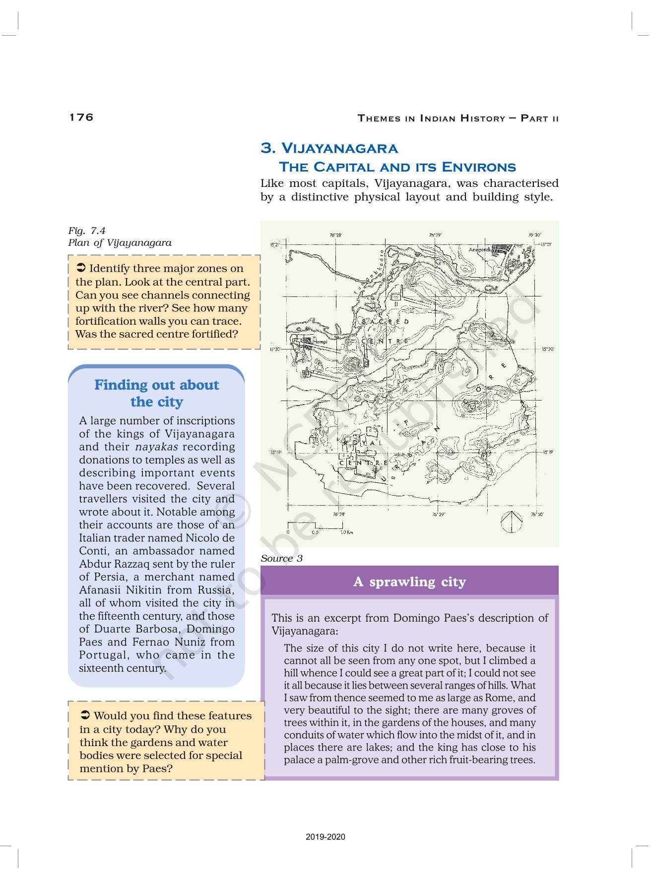 An Imperial Capital Vijayanagara - NCERT Book of Class 12 Themes In Indian History Part II